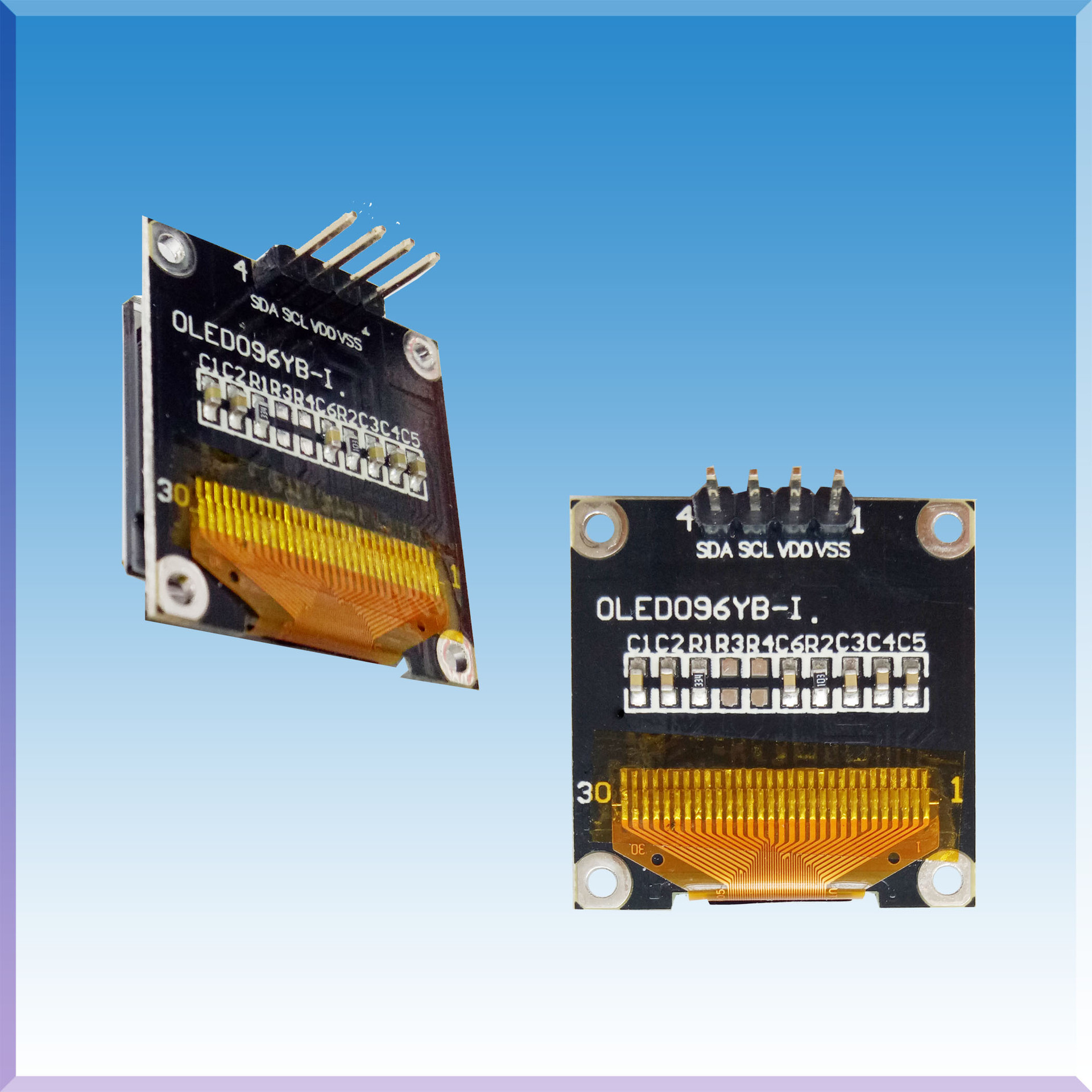 12864OLED-096YB-PN-I 0.96黄兰双色OLED 0.96智能锁屏-阿里巴巴