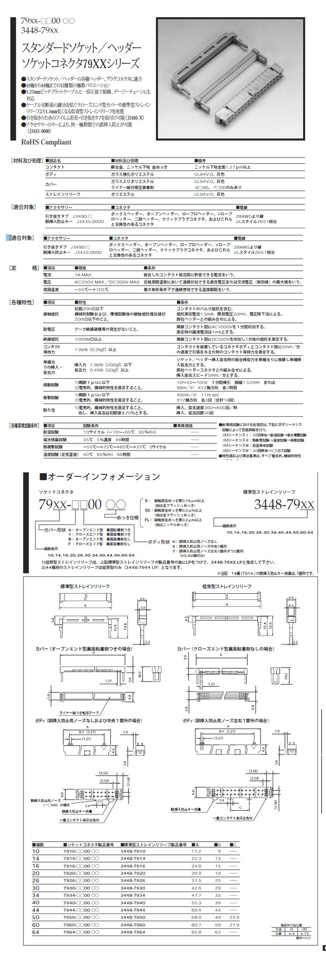 3M原装进口 IDC连接器7940-6500SC镀金3448-7940 现货1.27mm间距-阿里巴巴