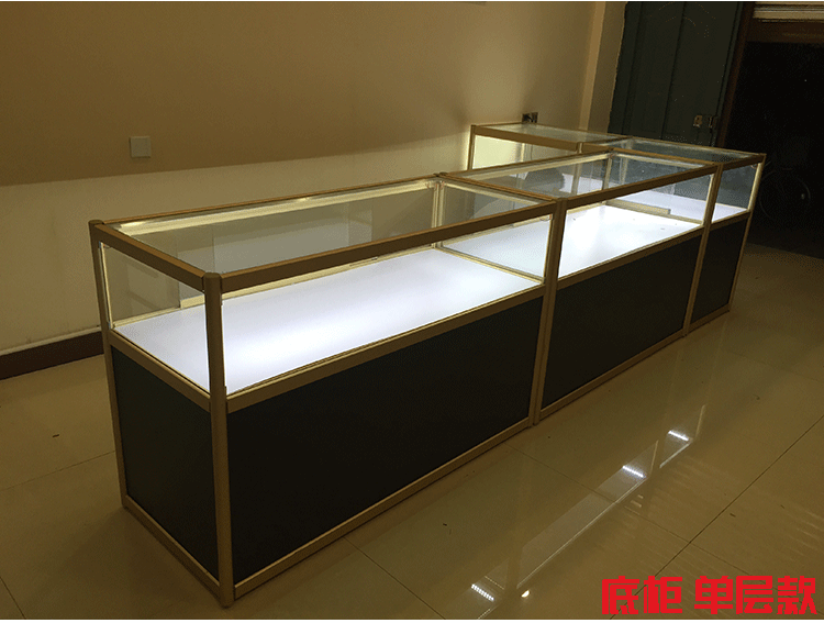 精 品模型玻璃柜台 珠宝手机产品展柜饰品陈列柜 香烟展示柜定 做-阿里巴巴