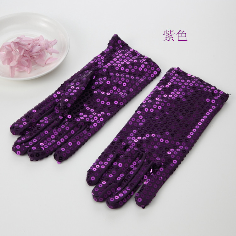 Spot wholesale in Europe and the stage performance sequined glove dance ...