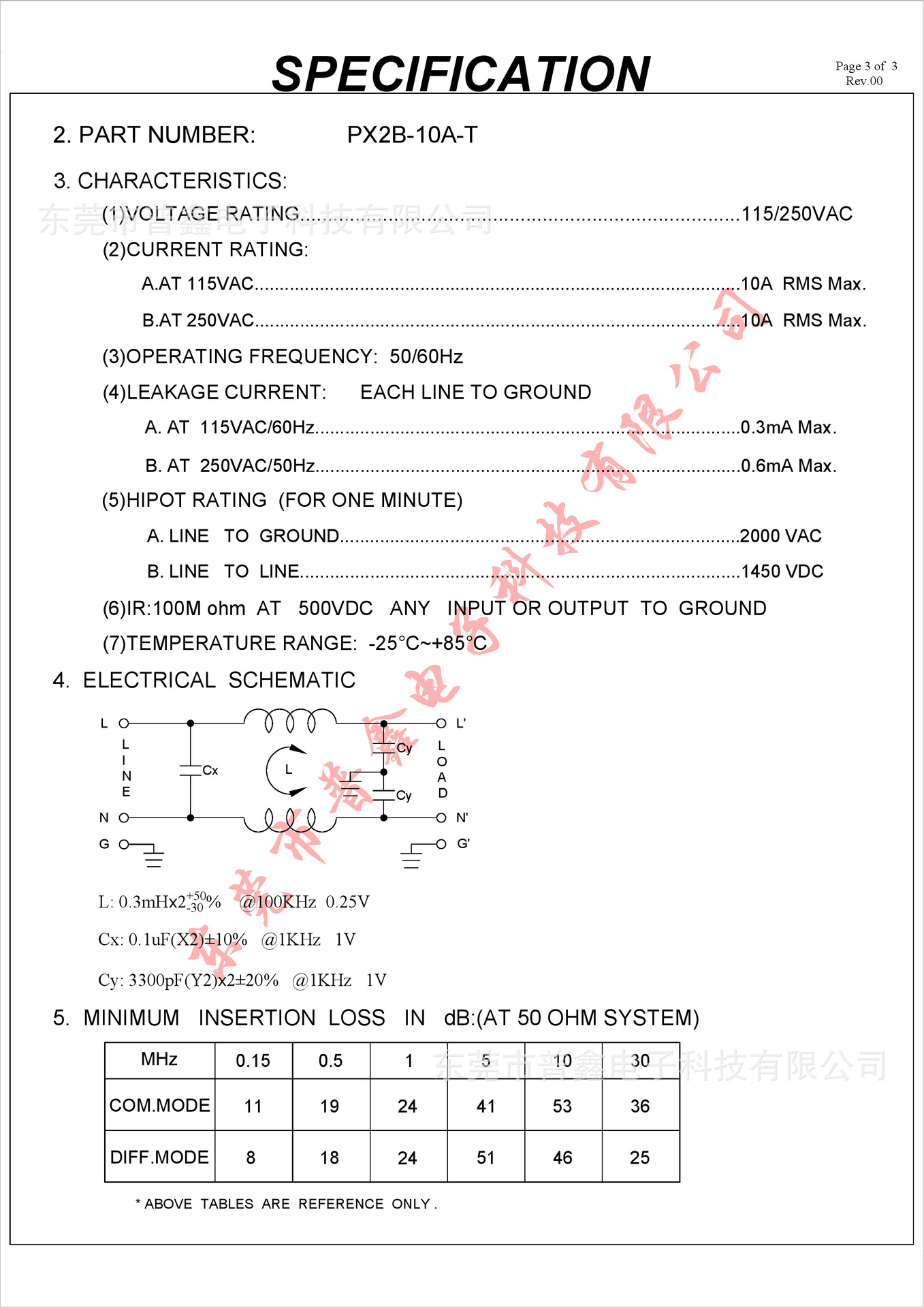 普鑫EMIPXIN滤波器插座保险一体抗干扰元件PX2B-10A-T多电路设计-阿里巴巴