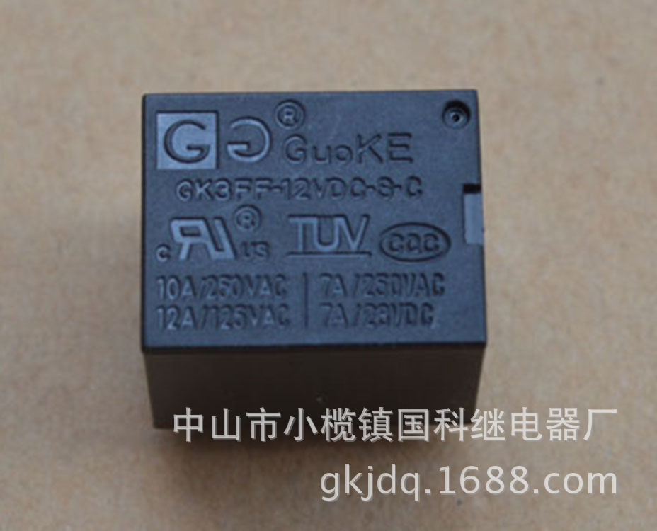 厂家直供GuoKE牌3FF-12VDC-C(3v-48v)电磁小型继电器-阿里巴巴