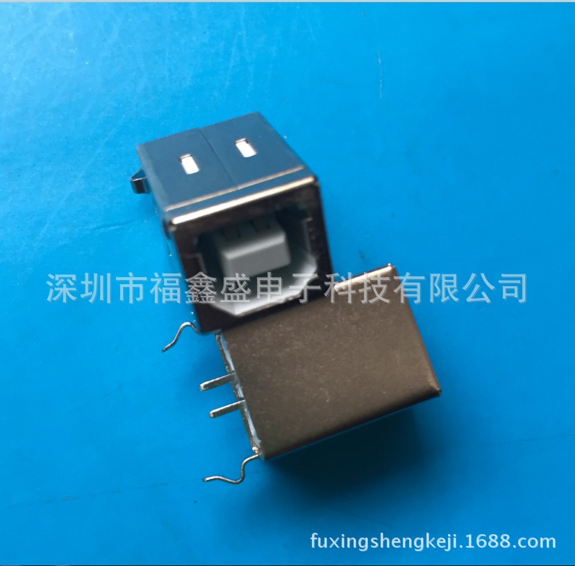 全包壳/USB正反插母座AF/4P单排针带脚180°双面正反插座直插直边-阿里巴巴