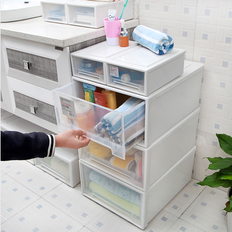 加厚塑料收纳盒整理盒 透明抽屉式收纳箱 收纳箱塑料收纳盒整理箱-阿里巴巴