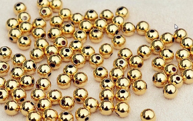 14k包金保色2 3 4 5 6 7 8 10mm DIY饰品配件 光面圆珠 散珠隔-阿里巴巴