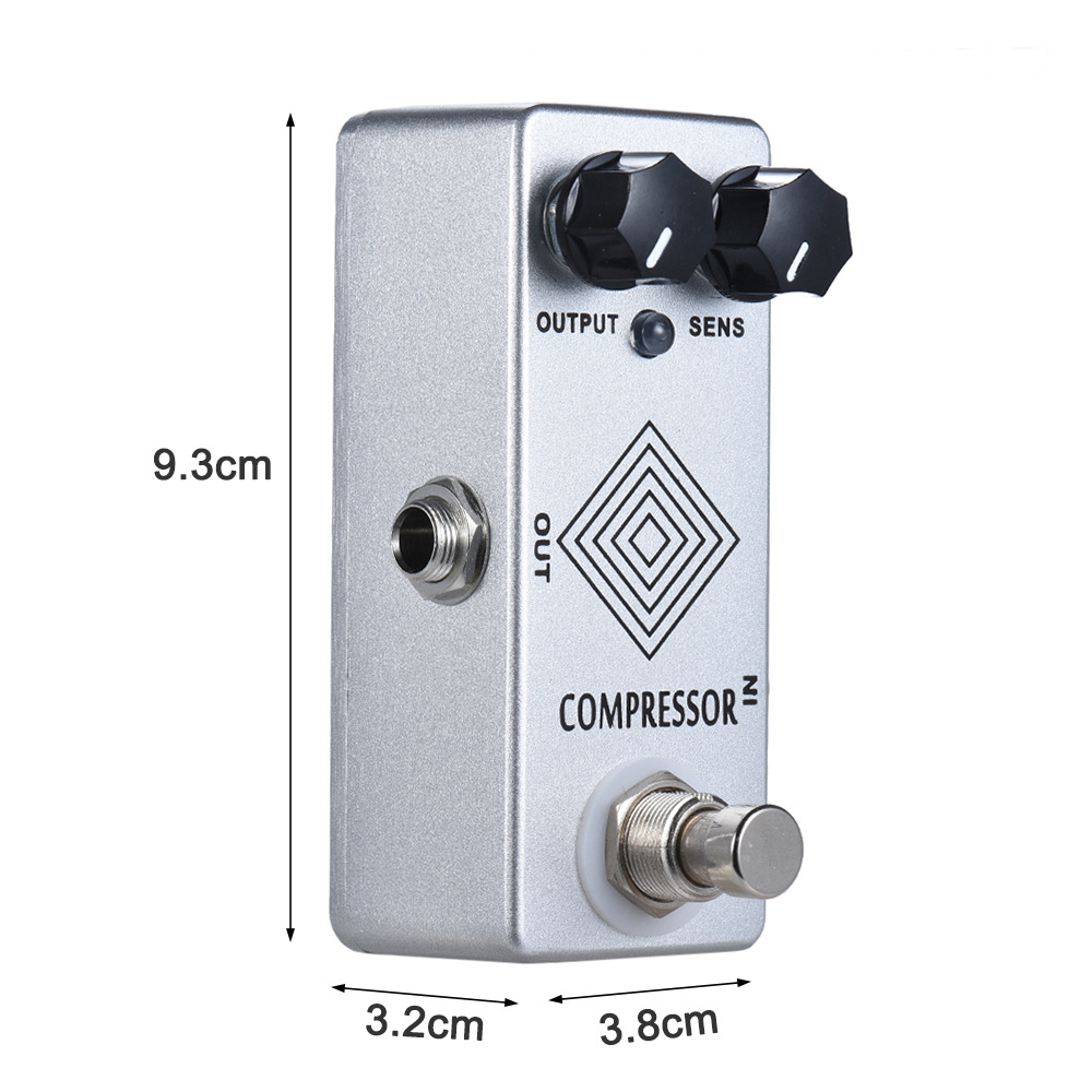 MOSKYAUDIO 迷你吉他效果器 压缩效果器Dynamic Compressor-阿里巴巴