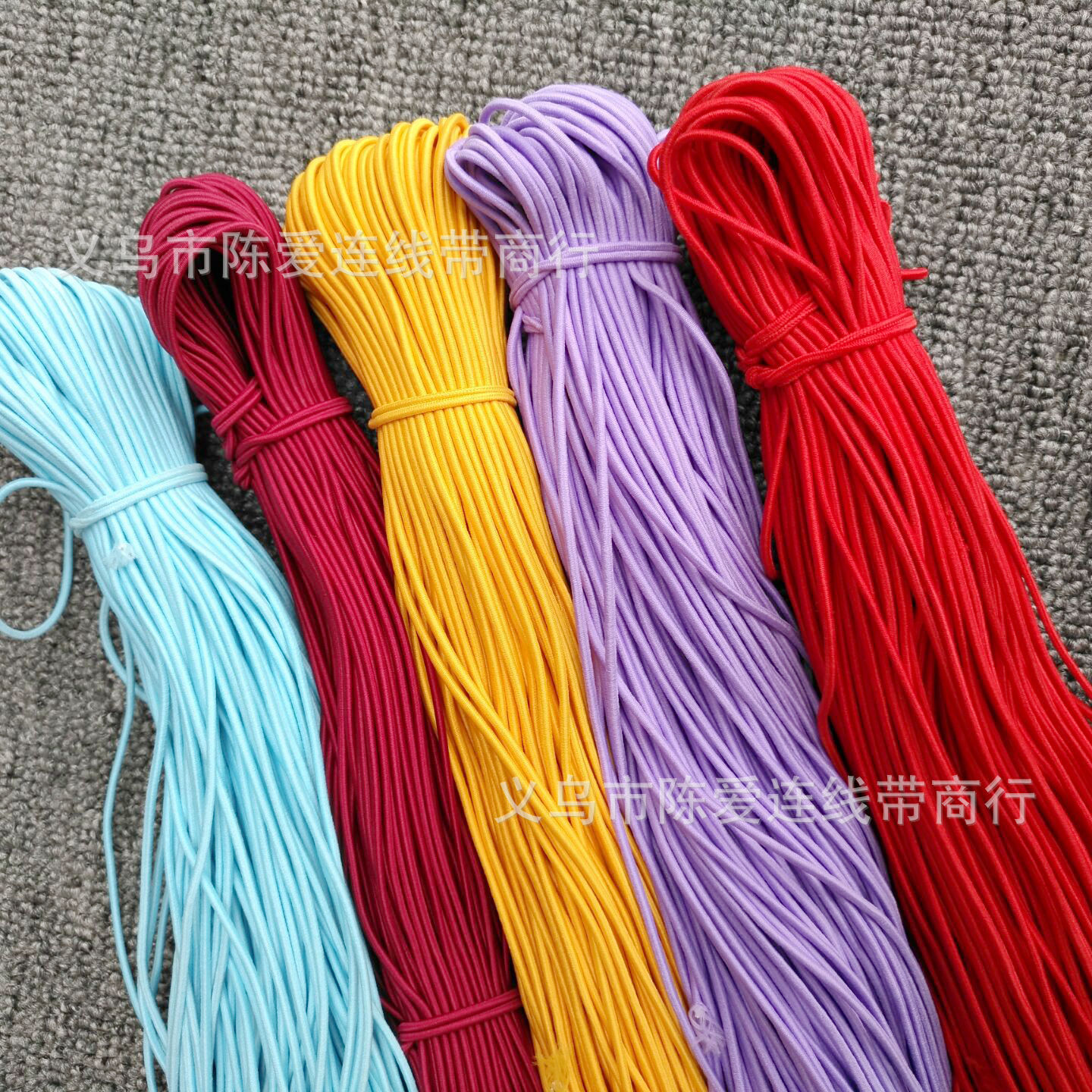2毫米圆形弹力绳 彩色弹力绳 皮件松紧绳 苍南吊牌 2mm弹力绳-阿里巴巴