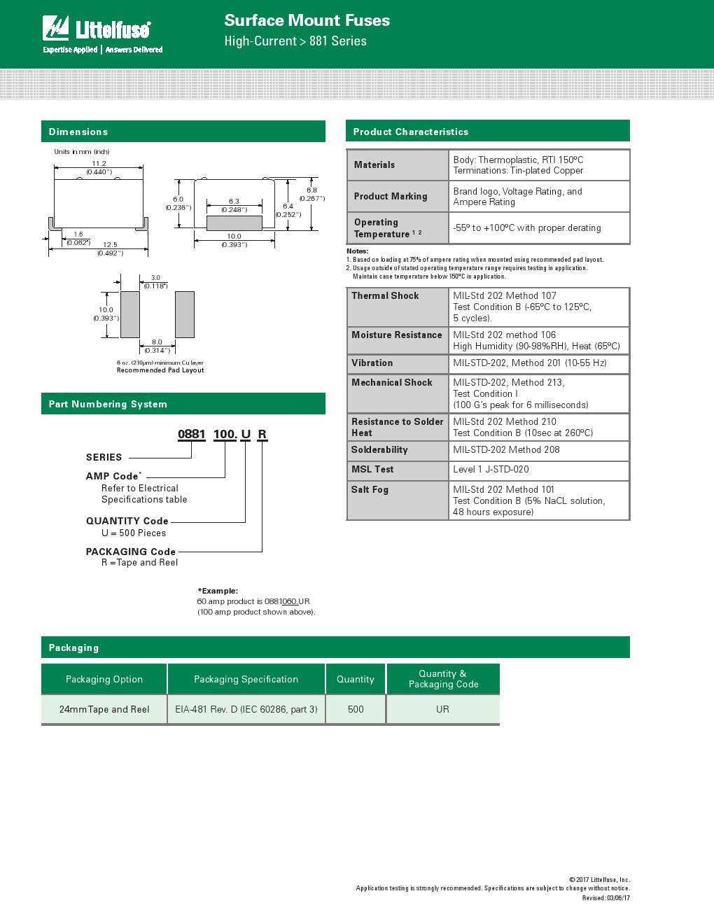 【LITTELFUSE/力特】0881100.UR-阿里巴巴