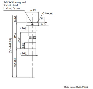 日本Moritex茉丽特 MML固定倍率镜头 MML3-ST65S 远心工业镜头-阿里巴巴