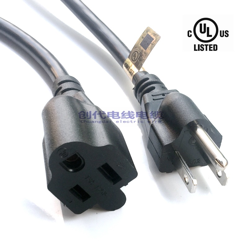 UL SVT SJT 3芯18awg(0.824MM2) vw-1 105度300V 美式三插电源线-阿里巴巴
