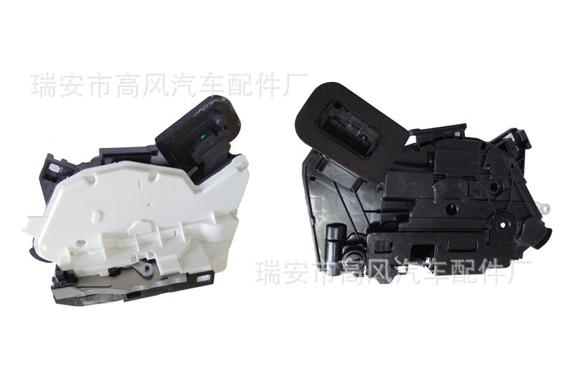 厂家直销 新桑前左闭锁器汽车中控门锁 6RD837015A-阿里巴巴