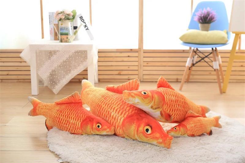 Wholesale Lovely Red Carp Plush Toy Doll Cushion for Company Events ...