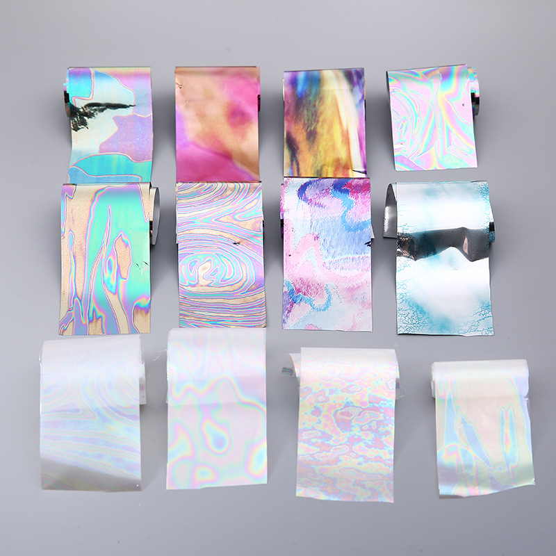 Amazon Independent Station Colorful Magic Nail Art Sticker Jewelry Nail
