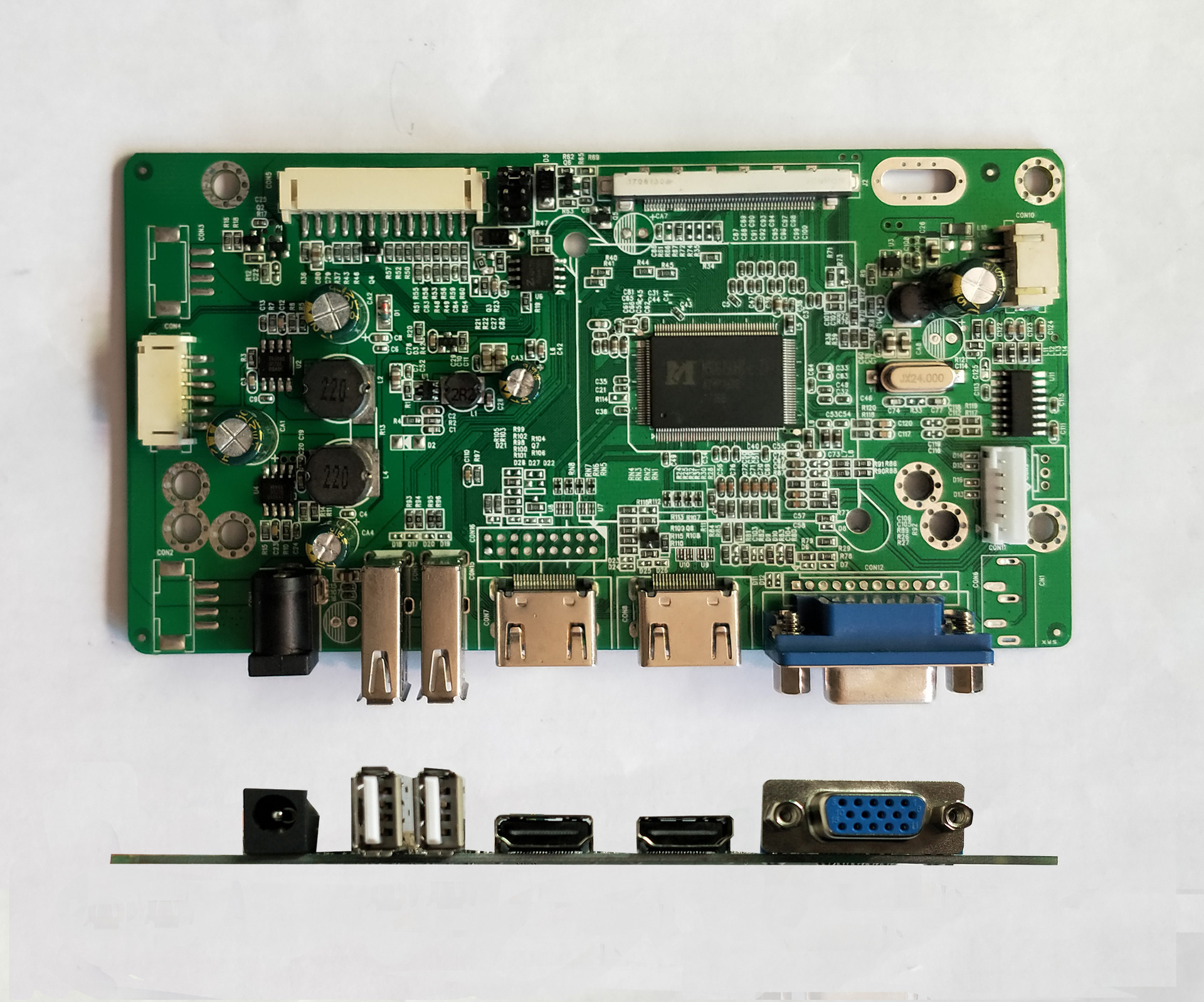 4K V by 1接口高清液晶驱动板支持2*USB+2*HDMI+VGA可扩展Type-C-阿里巴巴