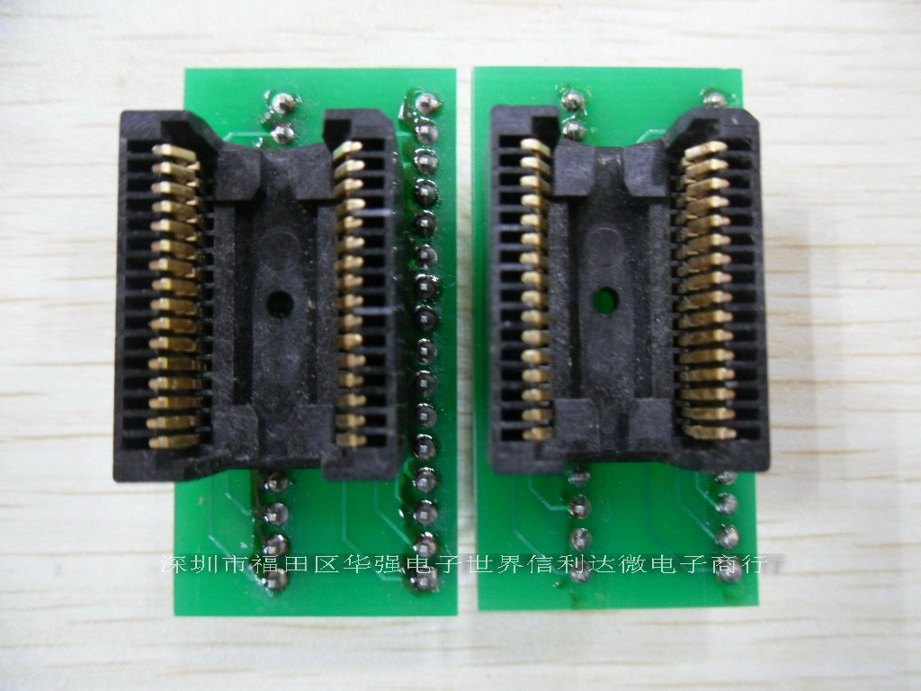 IC烧录座SOJ-32 TSOC-32 400mil 宽11.05-11.3MM-阿里巴巴