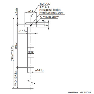 日本Moritex茉丽特 MML固定倍率镜头 MML6-ST110 远心工业镜头-阿里巴巴