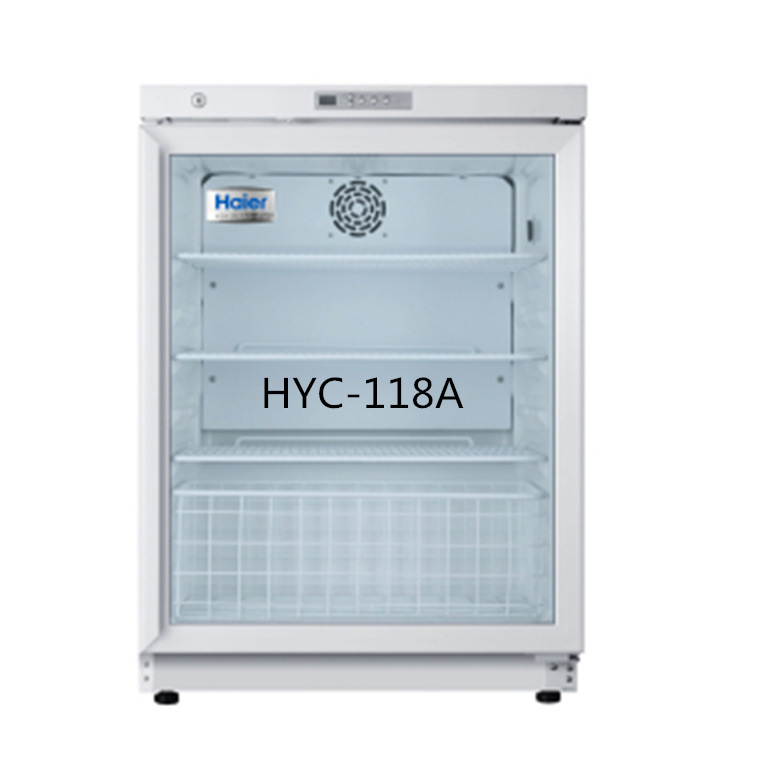 海尔2-8℃yi用冷藏箱HYC-118/118A堆叠式药品保存箱-阿里巴巴