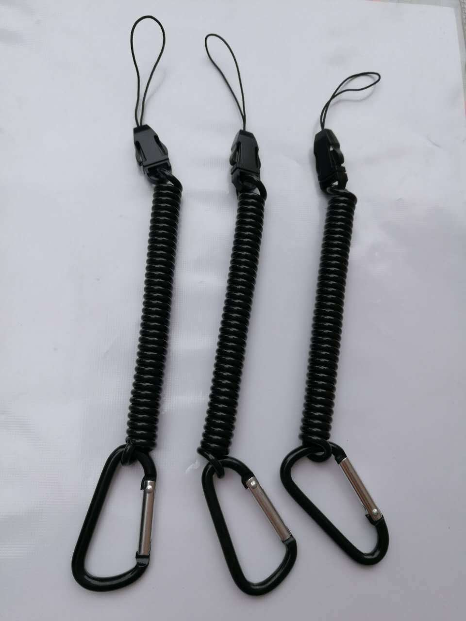 厂家大量现货优质简约PU弹簧手机防盗塑料弹簧绳钥匙扣弹簧挂绳-阿里巴巴