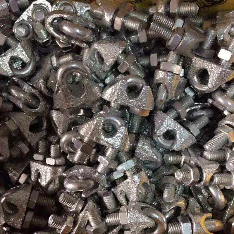 钢丝绳扎头 钢丝绳卡头 U型卡 卡扣 配合镀锌钢丝绳-阿里巴巴