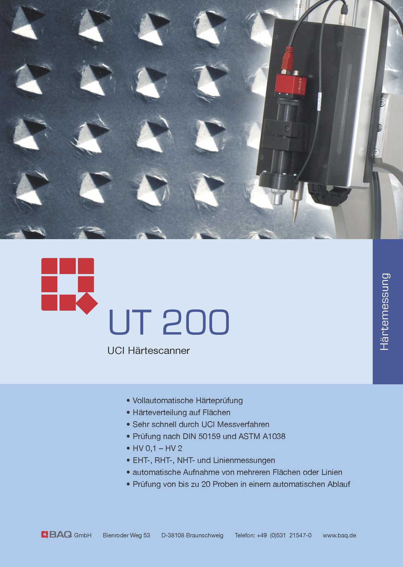 德国BAQ UCI UT200型 全自动超声波硬度扫描仪高精度在线快速批量-阿里巴巴