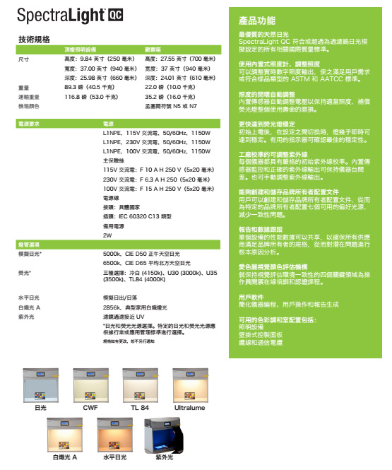 美国SpectraLight QC SPLQC III 型进口标准光源D65对色灯箱-阿里巴巴