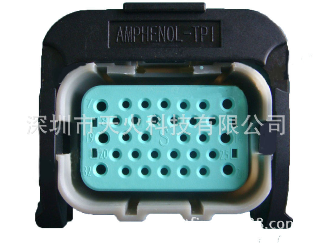 Amphenol/安费诺原装进口正品HC32芯汽车连接器HC18B-S32-阿里巴巴