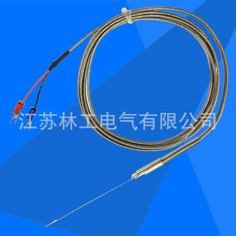 WRNK-191铠装PT100型热电偶 耐高温K型热电偶 铠装热电偶快速精准-阿里巴巴