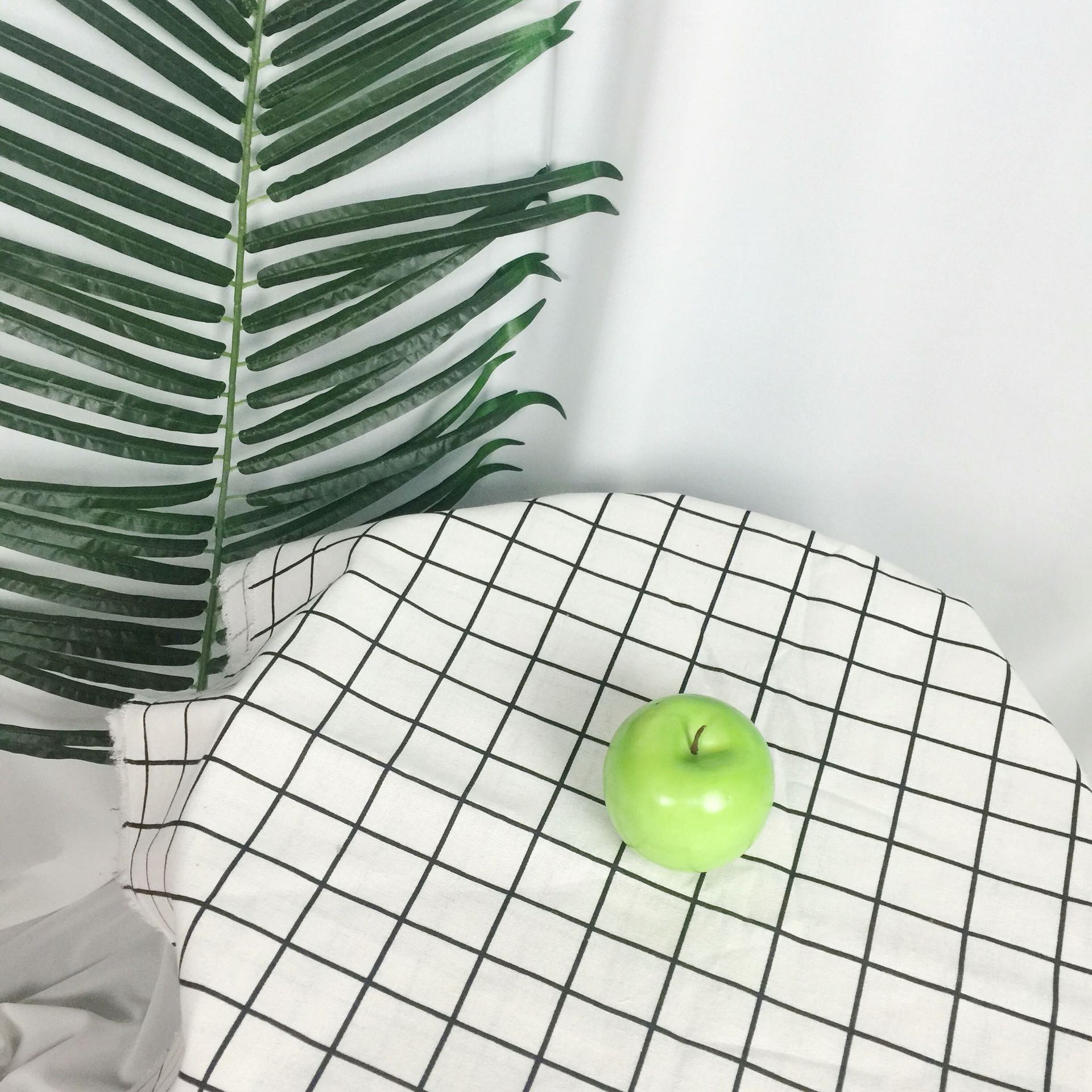 ins风黑白格子壁纸-千图网