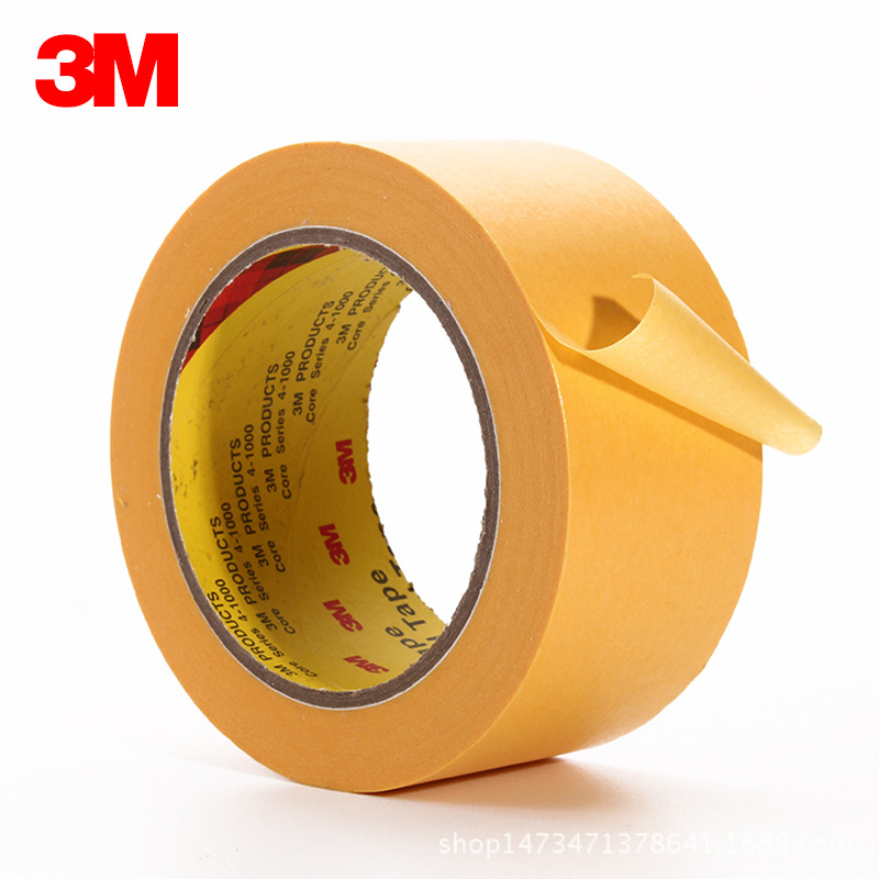 3m244美纹纸胶带上海版3m244和纸胶带耐高温遮蔽美纹纸胶带黄管芯-阿里巴巴