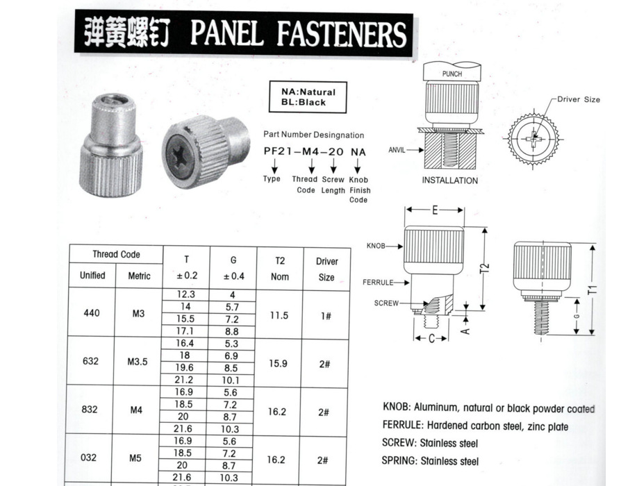 PF11一M4一0/1/3松不脱螺钉 压铆式组合弹簧螺钉 弹簧螺钉螺丝-阿里巴巴