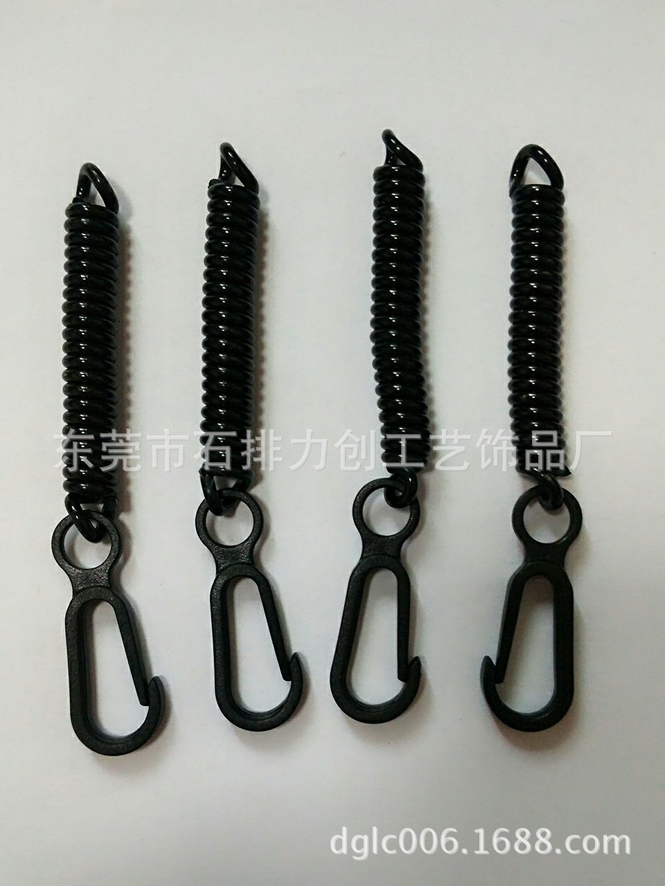 挂钩弹力绳塑料弹簧绳弹力绳钥匙扣挂勾弹簧挂绳箱包失手绳PU绳-阿里巴巴