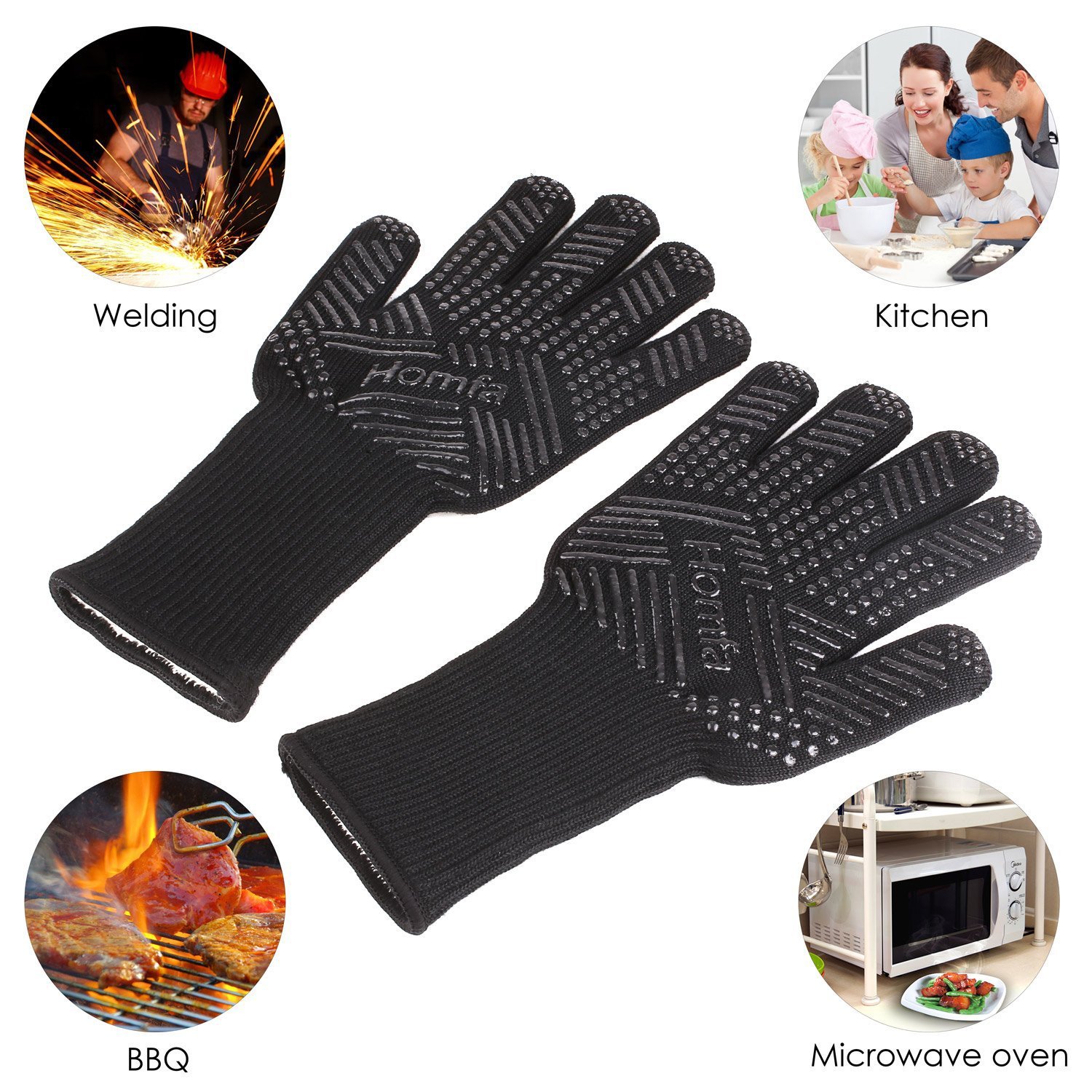 BBQ耐高温烤箱手套 微波炉厨房用手套芳纶双层加长烘培手套现货采购价格、怎么样、行情市场-CCEE选品中心
