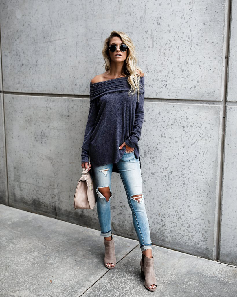 K8397欧美性感一字领带帽长袖前短后长下摆夜店-阿里巴巴