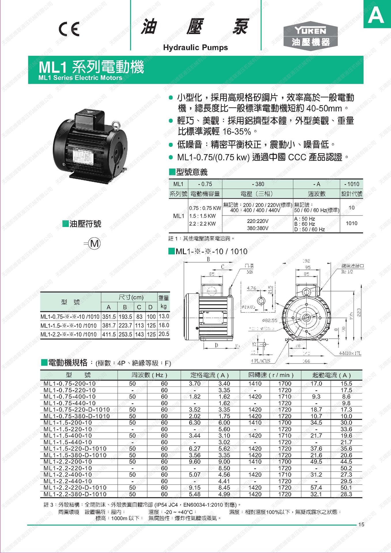 ML1-1.5-220-A-10,电动机-阿里巴巴