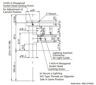 MML固定倍率镜头 Moritex茉丽特 MML3-ST65DS远心工业镜头-阿里巴巴