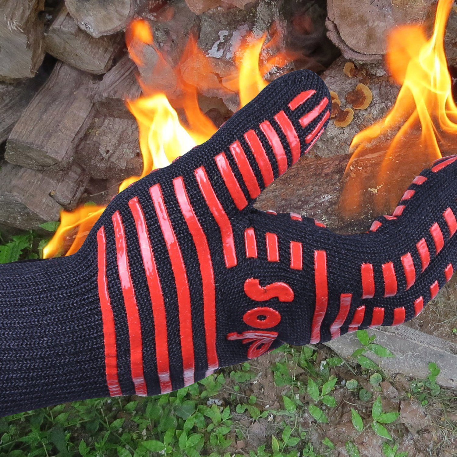 BBQ耐高温烤箱手套 微波炉厨房用手套芳纶双层加长烘培手套现货采购价格、怎么样、行情市场-CCEE选品中心