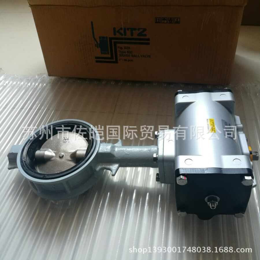 日本开滋KITZ品牌FA-2 DN100型号原装气动蝶阀 通过CE认证阀门-阿里巴巴