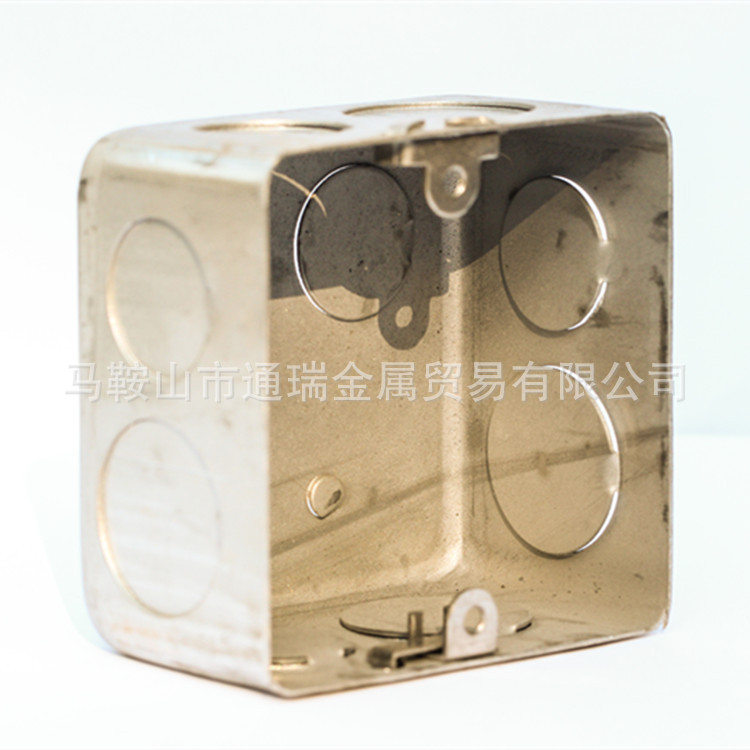铁皮灯头盒 镀锌八角灯头盒拉伸预埋接线盒暗盒底盒 开关插座盒-阿里巴巴