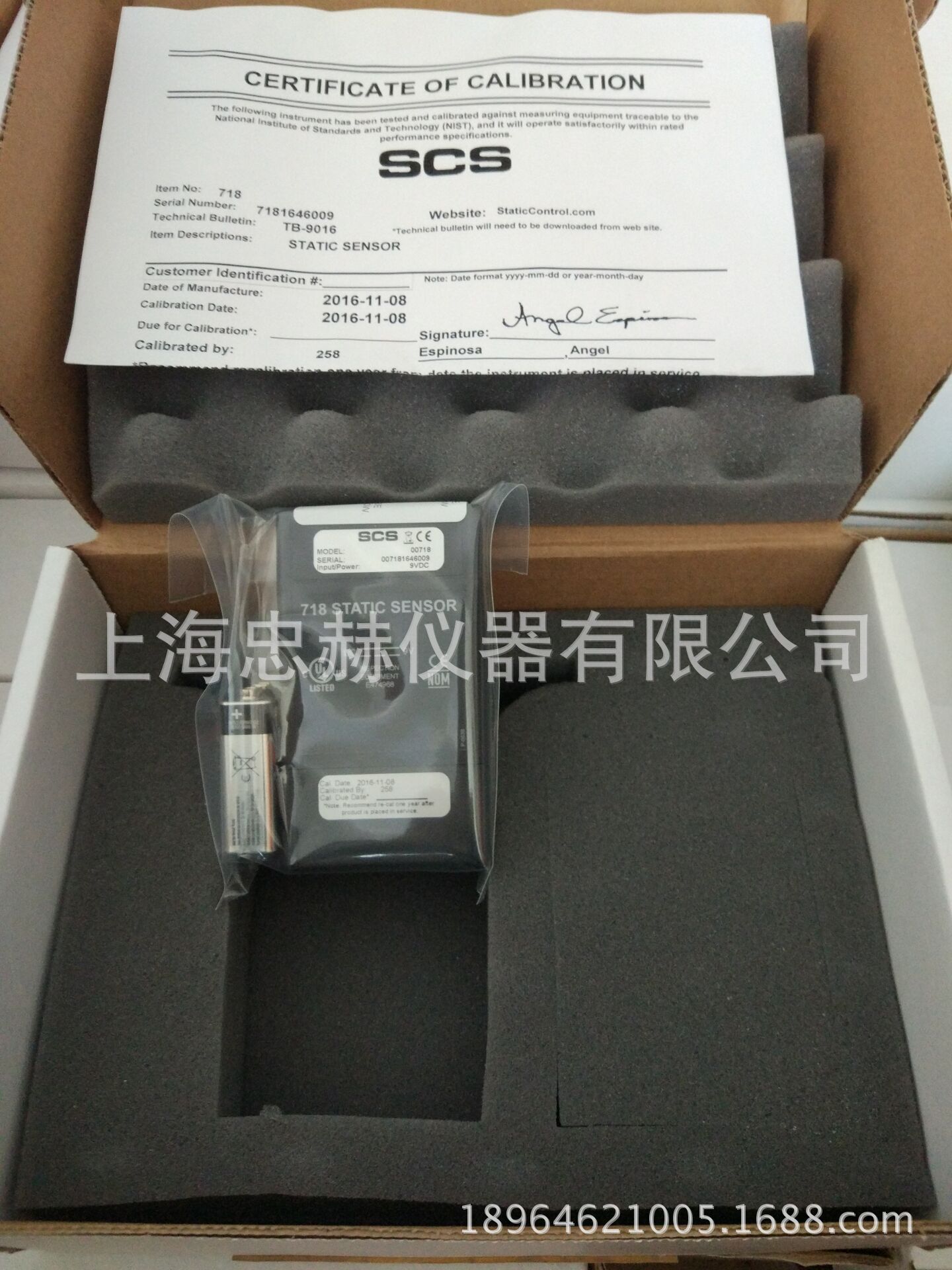 美国SCS 718、718A静电场测试仪 表面电压测量仪 摩擦电压测试-阿里巴巴