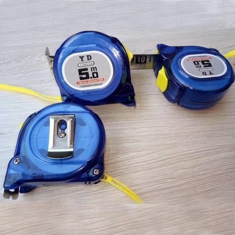 厂家批发量具3米卷尺7.5米5m不锈钢尺塑料卷尺测量工具透明钢卷尺-阿里巴巴