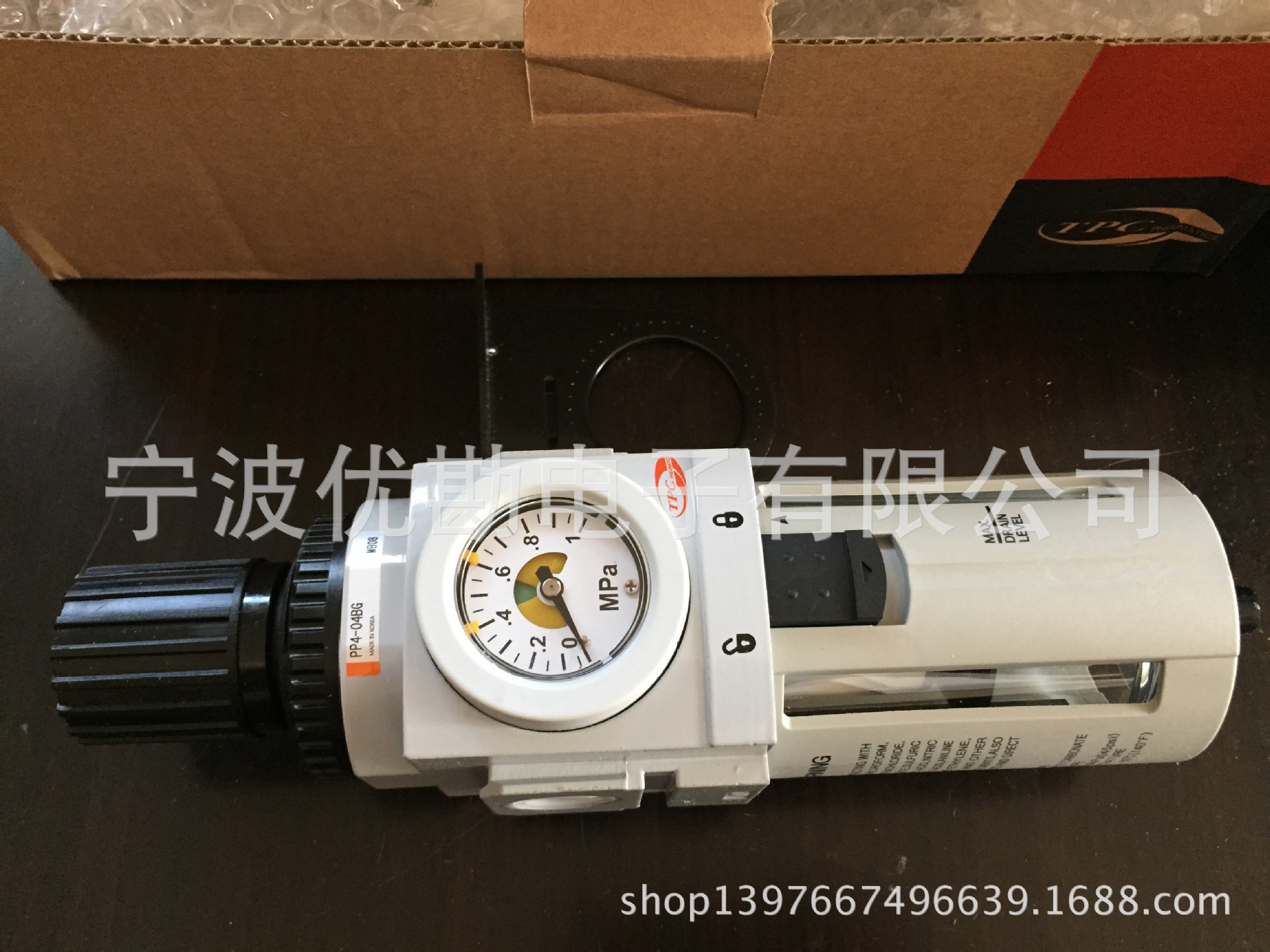 代理韩国TPC气动元件 供应过滤器带减压阀（两联件）PP4-04BG手动-阿里巴巴