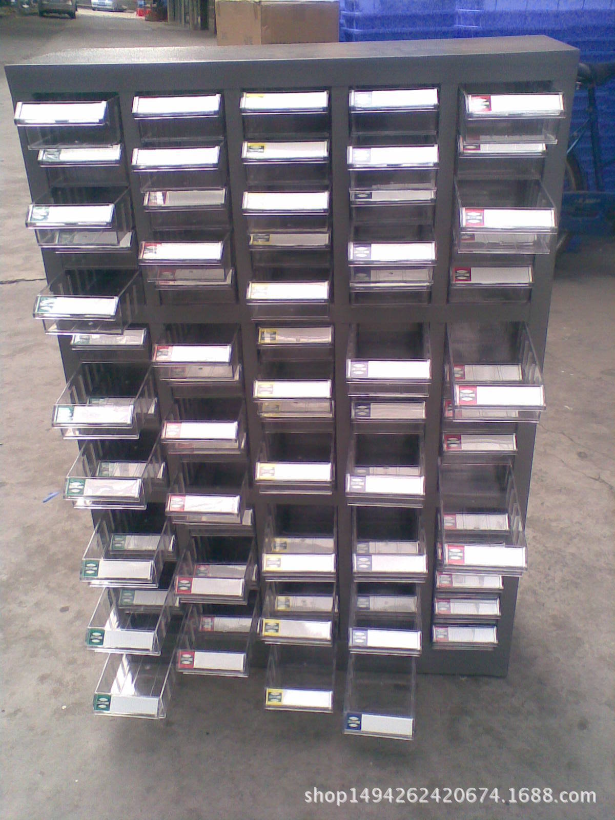 75抽零件柜 抽屉式 零件柜 螺丝柜 五金零件储存柜工具-阿里巴巴