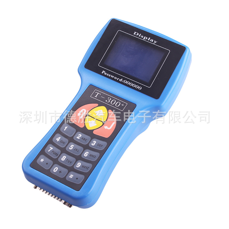 蓝色黑色T300 auto key programmer AD100 钥匙匹配 英语西班牙语-阿里巴巴