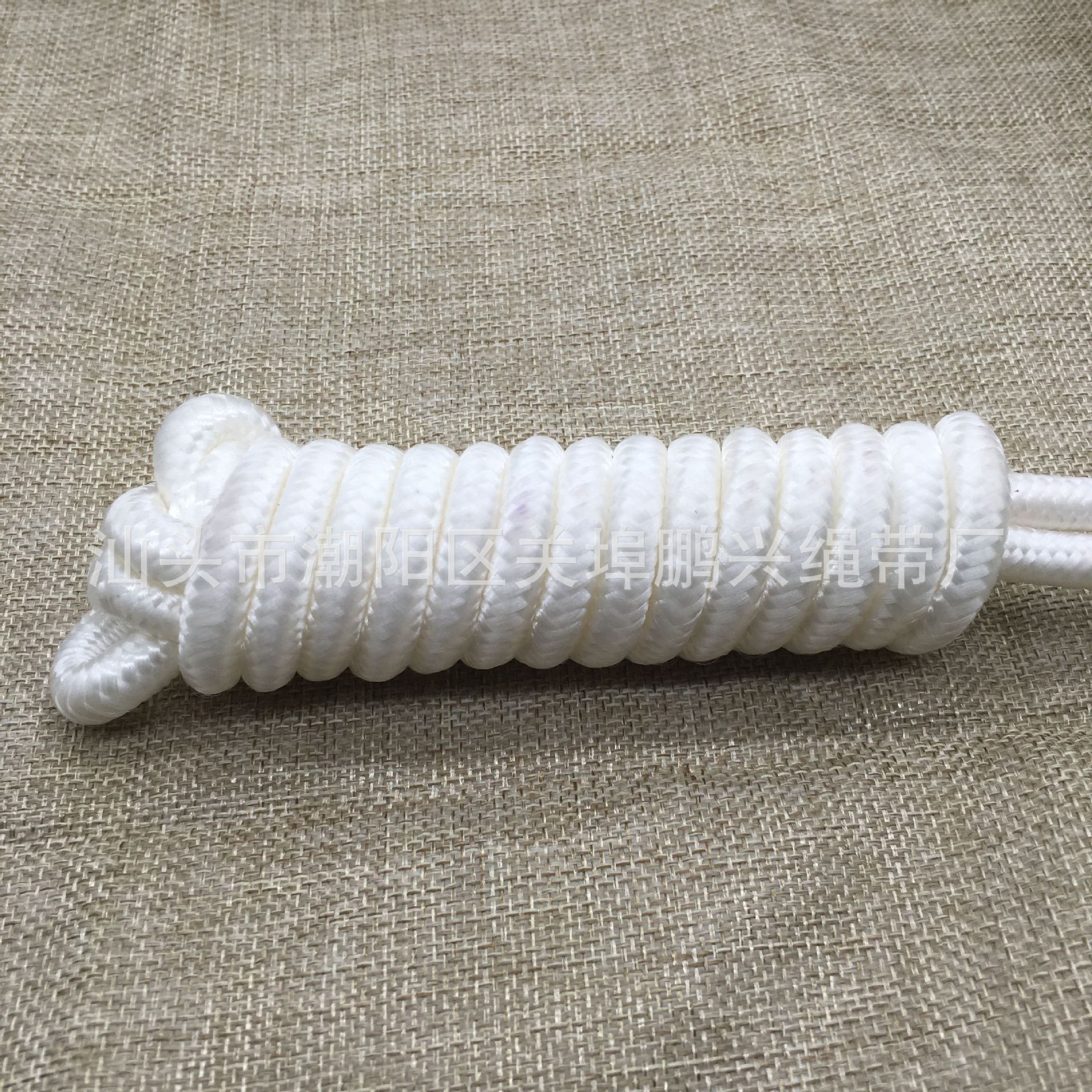 厂家直销 白色跳绳 高强丙纶包芯绳子 晾衣 捆扎 帐篷抽拉绳-阿里巴巴