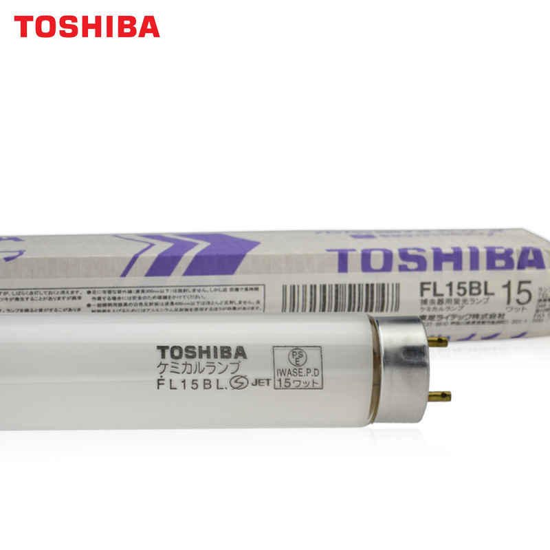 TOSHIBA东芝15W紫外线诱蚊灯 FL15BL捕虫灯 无影胶干燥灯-阿里巴巴