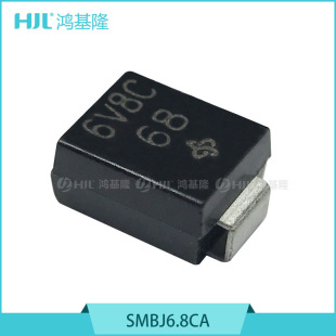 Vishay原装贴片双向TVS管SMBJ6.8CA SMB 丝印6V8C 瞬变抑制二极管-阿里巴巴