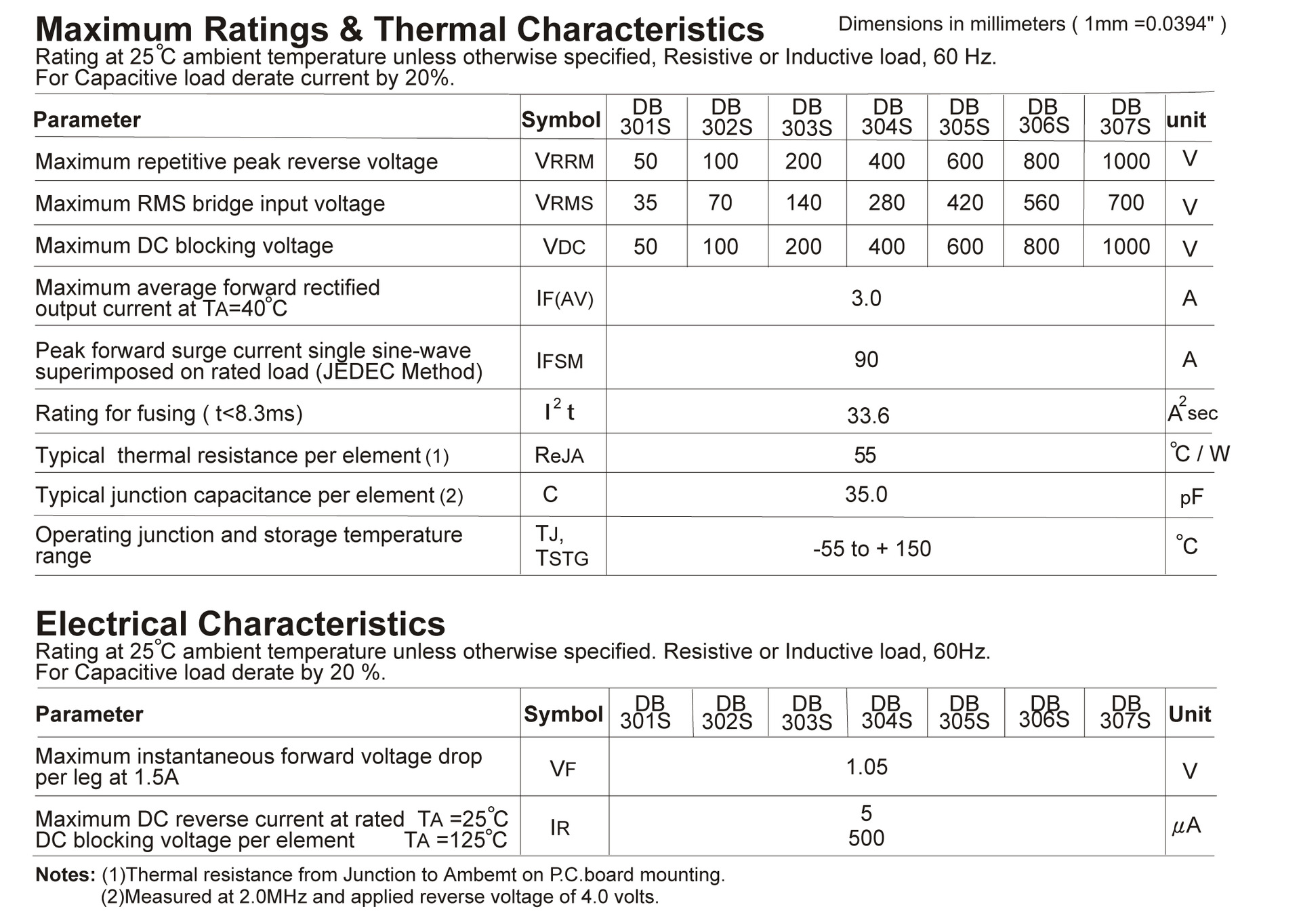 贴片DB桥整流桥DB307S 3A 1000V 适用于绿色照明 电源等多领域_桥堆/整流桥/桥式整流器_维库电子市场网