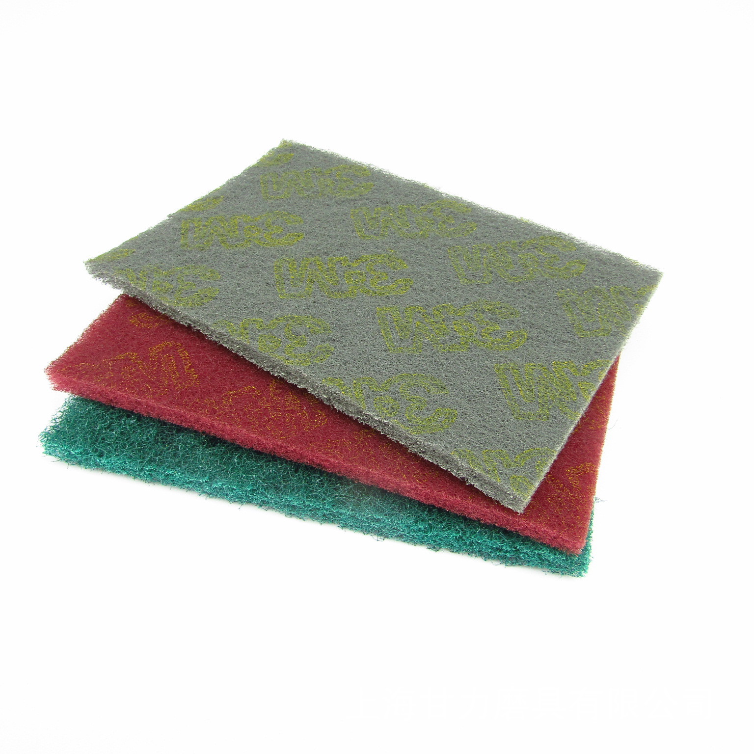 3M百洁布大号150*230mm 3m 8698 7447 7448尼龙除锈拉丝布绿红灰-阿里巴巴