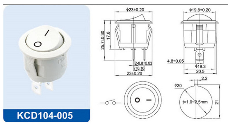 厂家供应 船型开关 KCD1 KCD11 高品质船型开关15*21-阿里巴巴