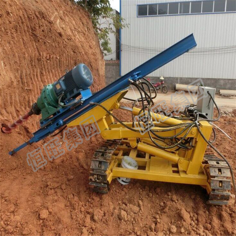 边坡支护锚杆钻机,高举升锚固钻机,打锚杆_大山谷图库